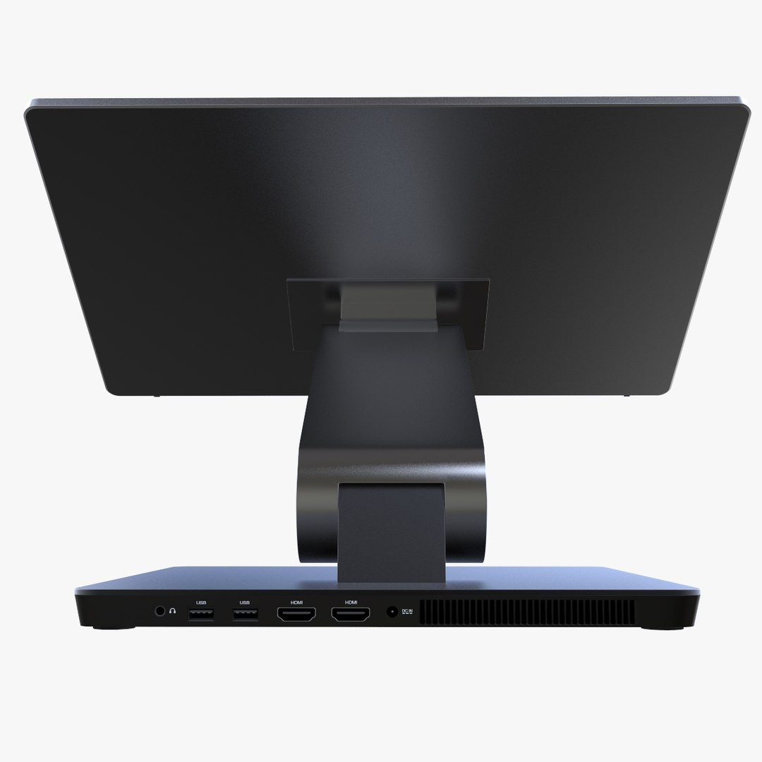 Adjustable Touchscreen Display Monitor 3D Model - TurboSquid 1241534
