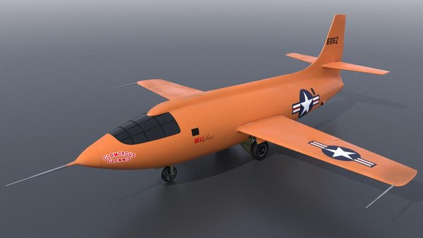 Bell x-1 aircraft 3D model - TurboSquid 1657547