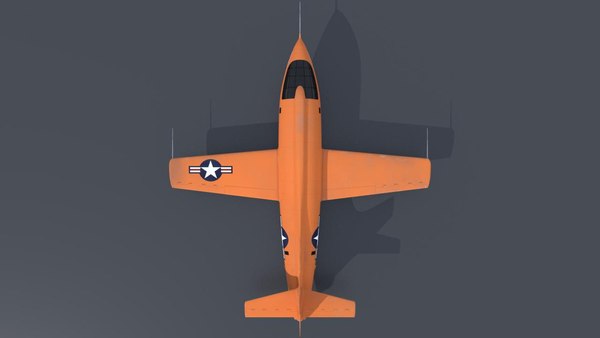 Bell x-1 aircraft 3D model - TurboSquid 1657547