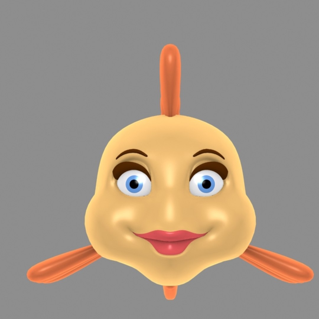 3d Cool Cartoon Fish Animation