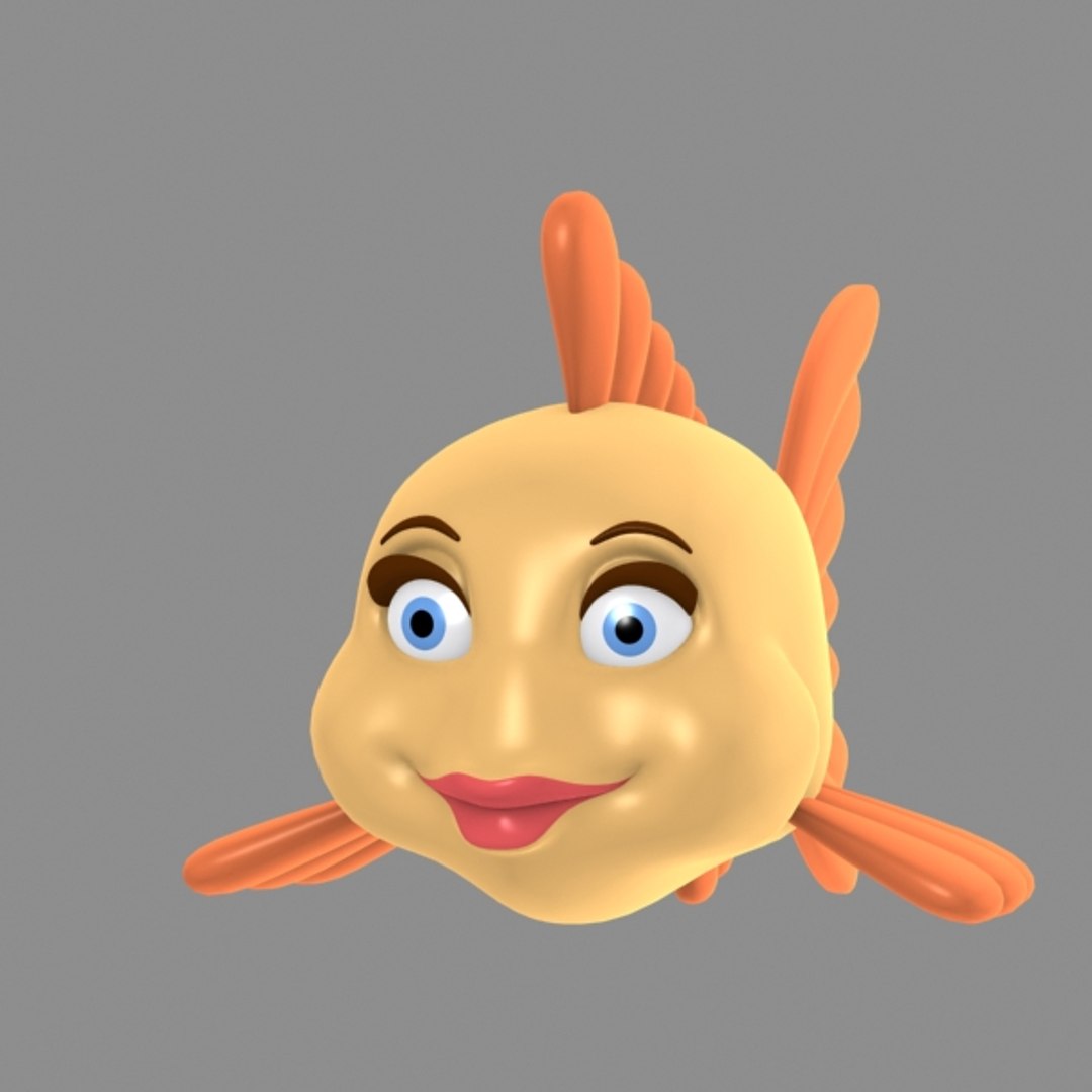 3d Cool Cartoon Fish Animation
