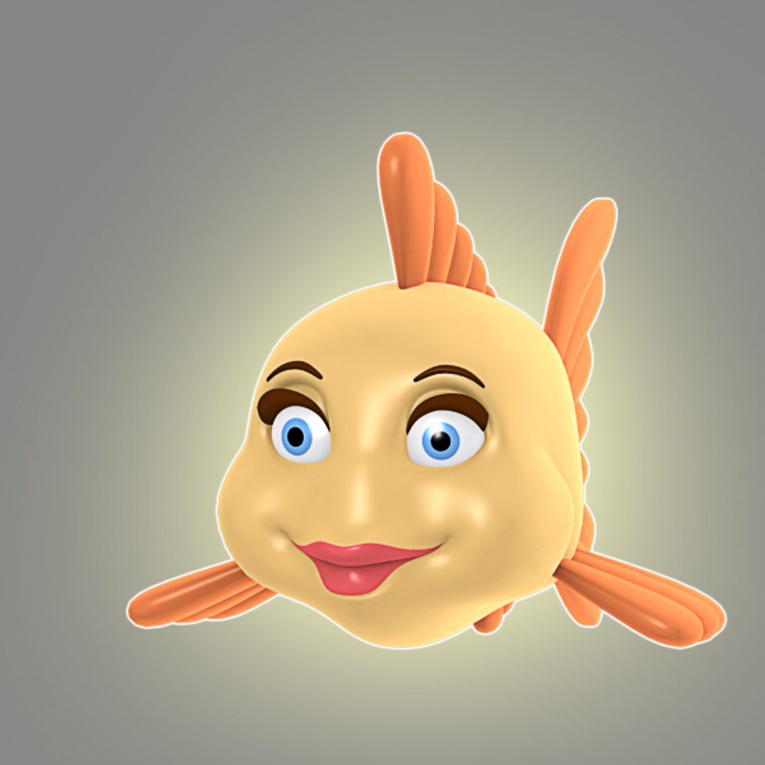 3d Cool Cartoon Fish Animation