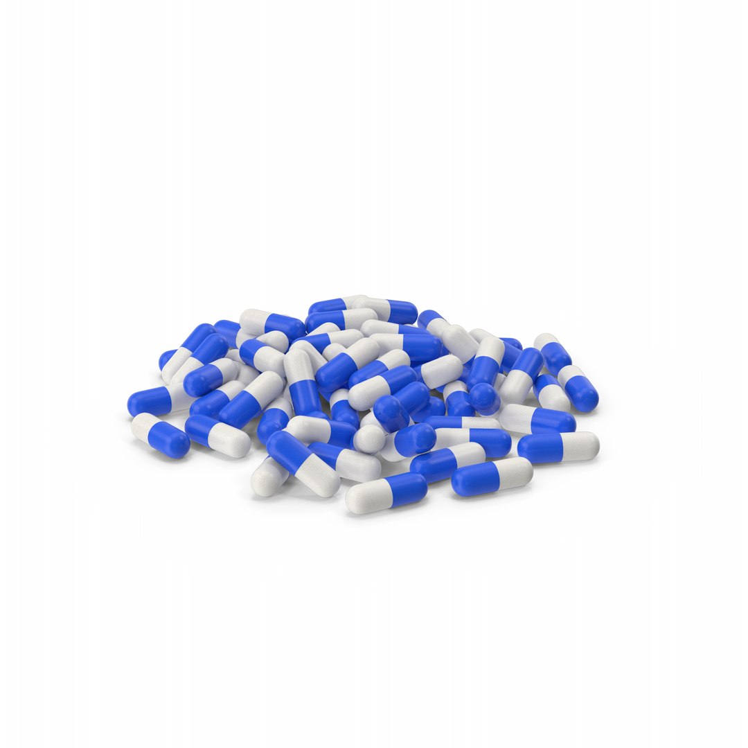 Pile Of Pill Capsules Collection 3D Model - TurboSquid 1942191