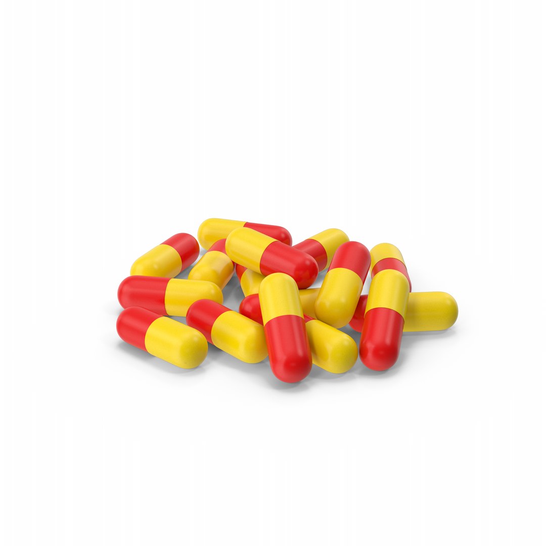 Pile Of Pill Capsules Collection 3D Model - TurboSquid 1942191