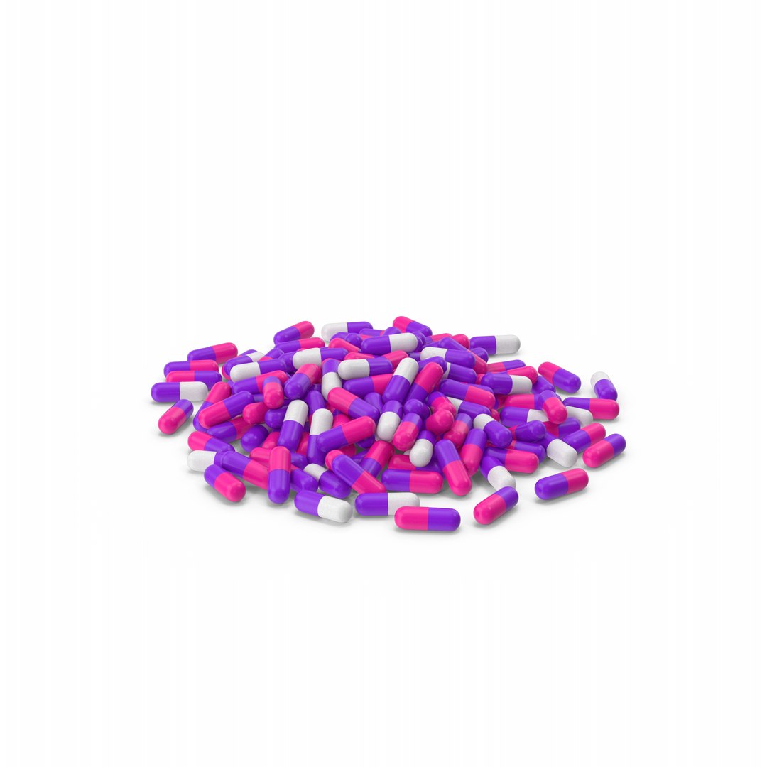 Pile Of Pill Capsules Collection 3D Model - TurboSquid 1942191