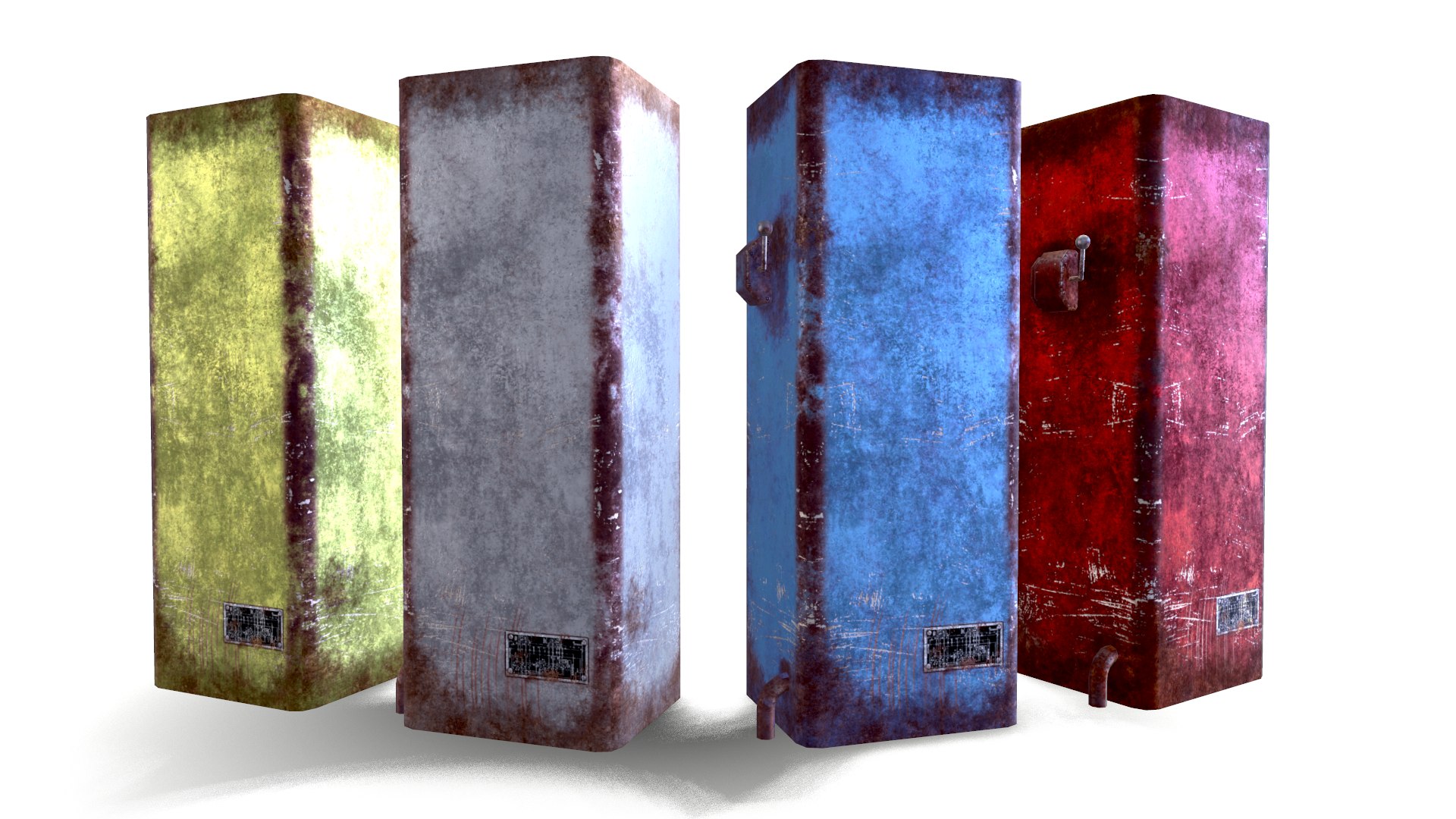 Old Distribution Box 3D Model - TurboSquid 1388096