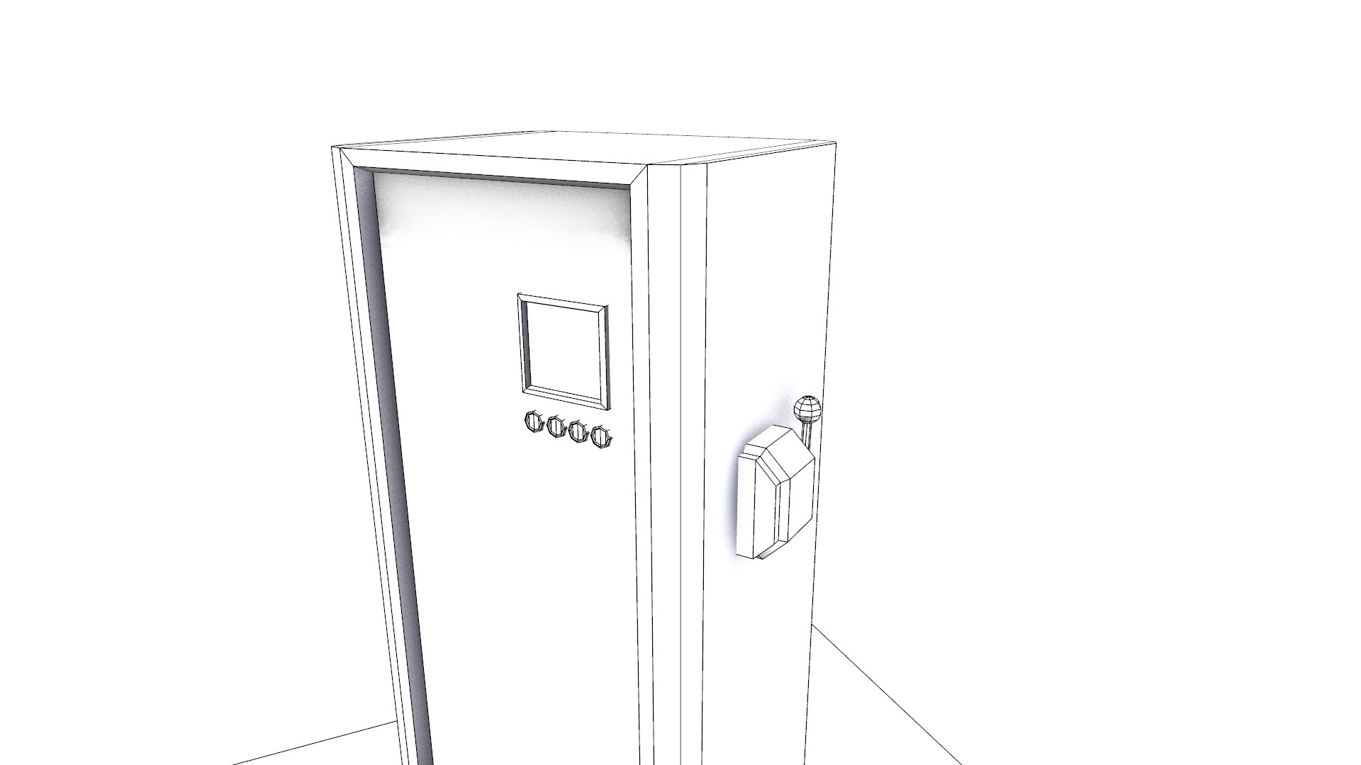 Old Distribution Box 3D Model - TurboSquid 1388096