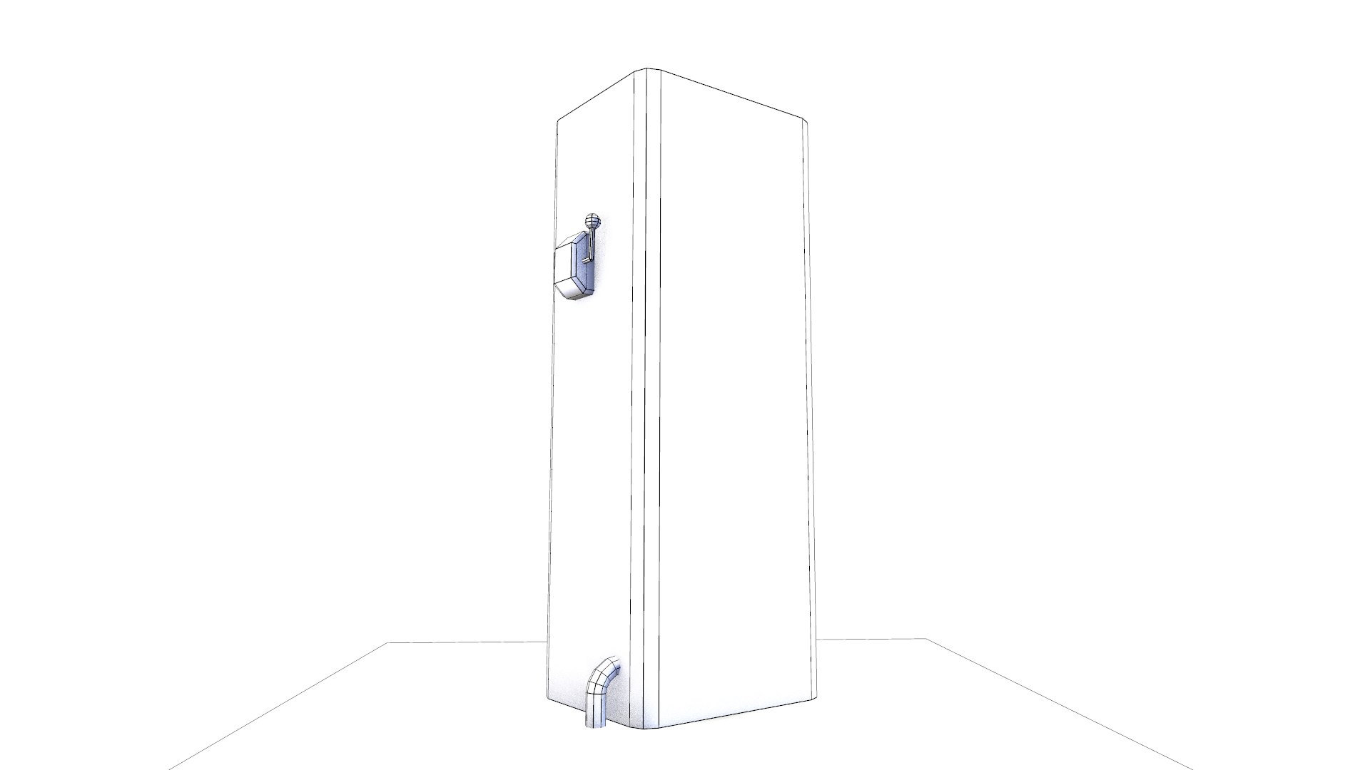 Old Distribution Box 3D Model - TurboSquid 1388096
