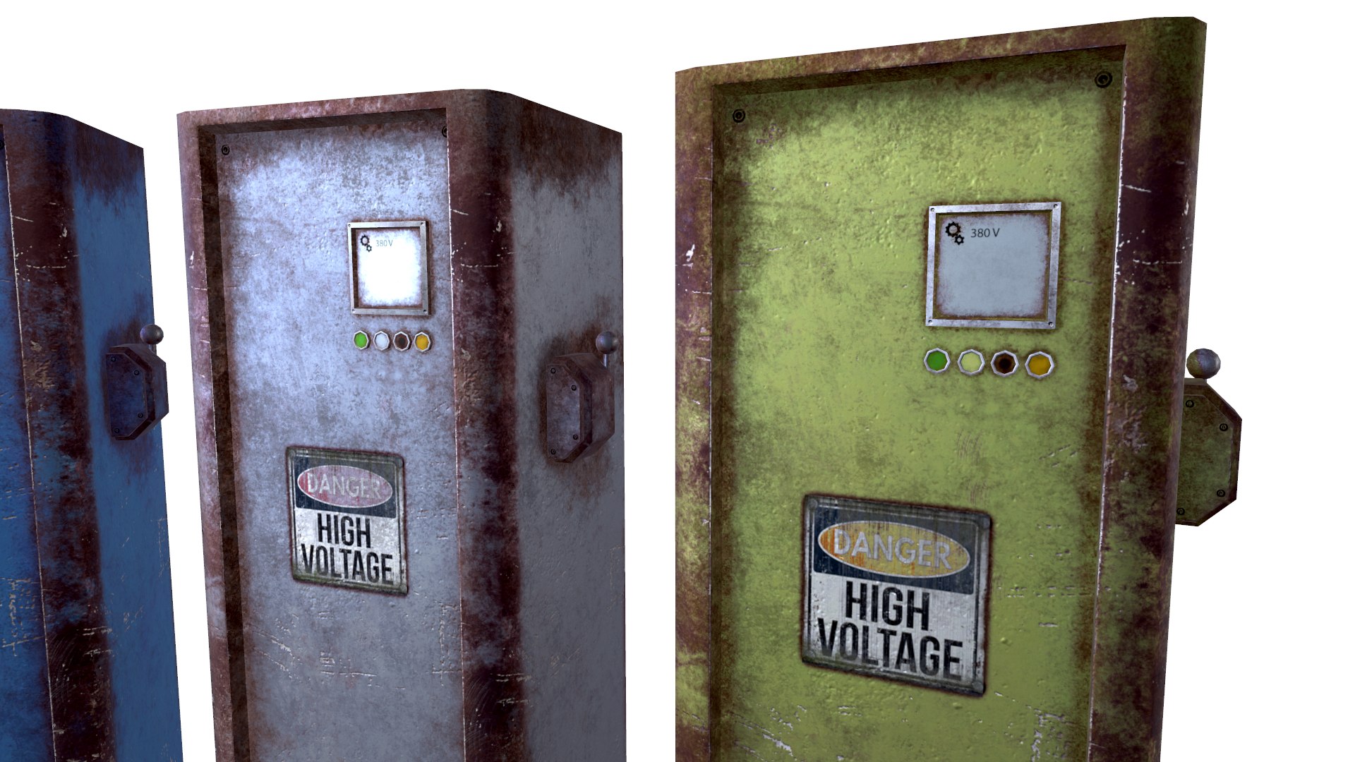 Old Distribution Box 3D Model - TurboSquid 1388096