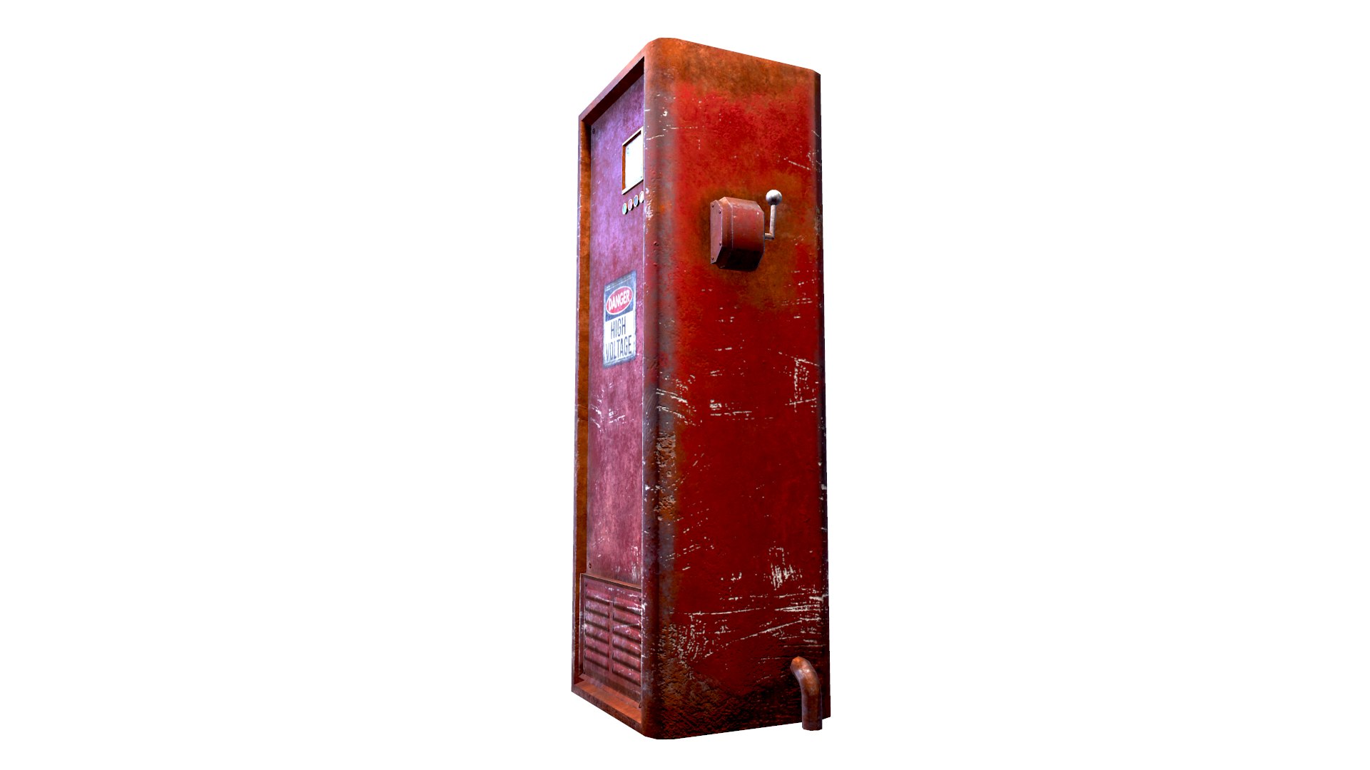 Old Distribution Box 3D Model - TurboSquid 1388096