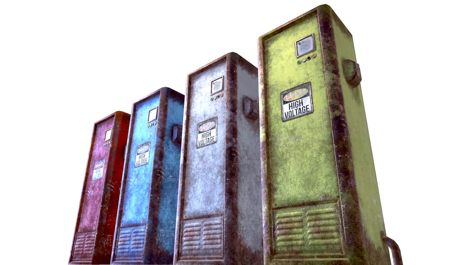 Old distribution box 3D model - TurboSquid 1388096