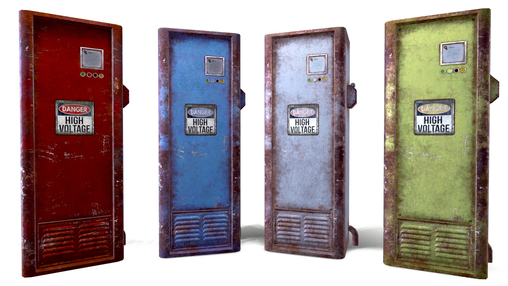Old Distribution Box 3D Model - TurboSquid 1388096