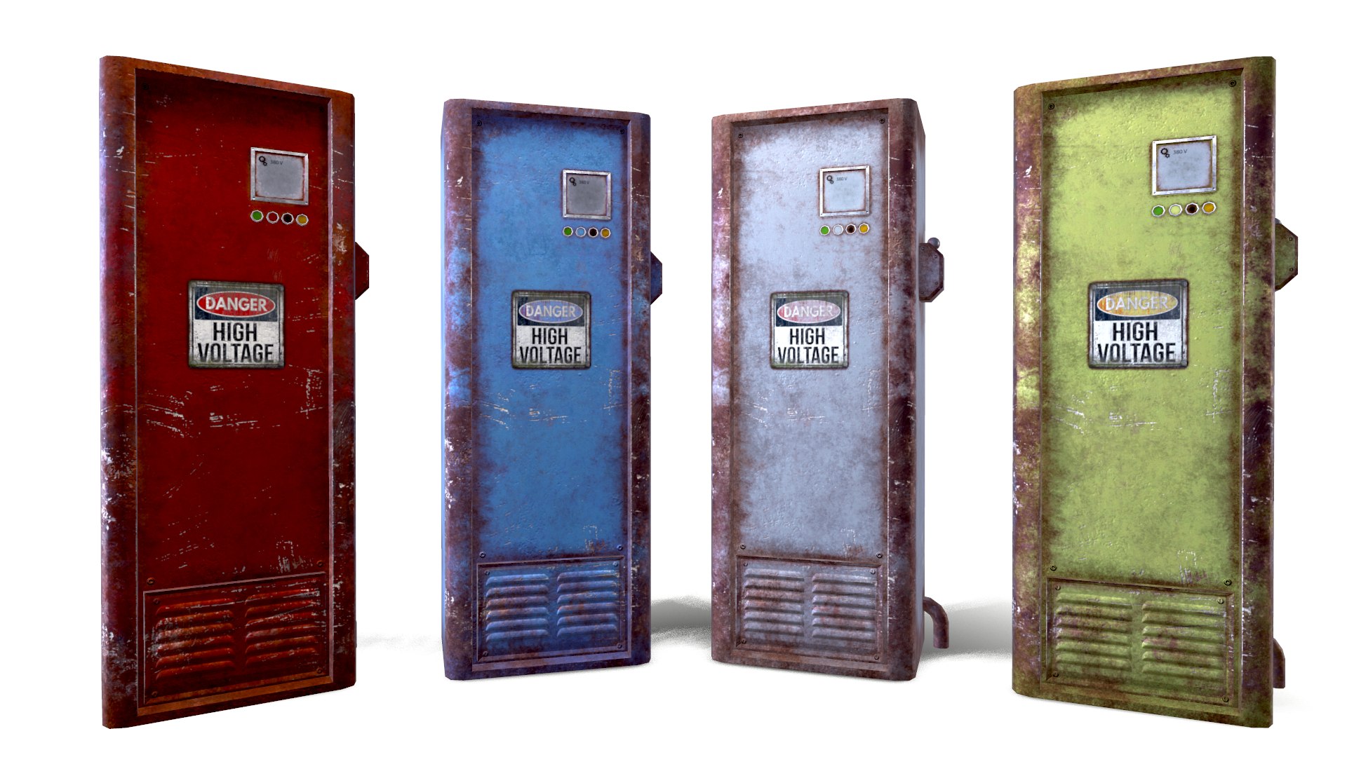 Old Distribution Box 3D Model - TurboSquid 1388096