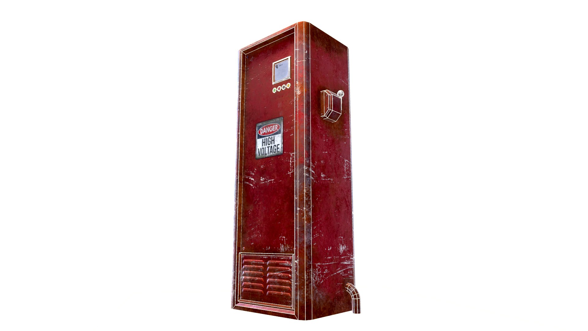 Old Distribution Box 3D Model - TurboSquid 1388096