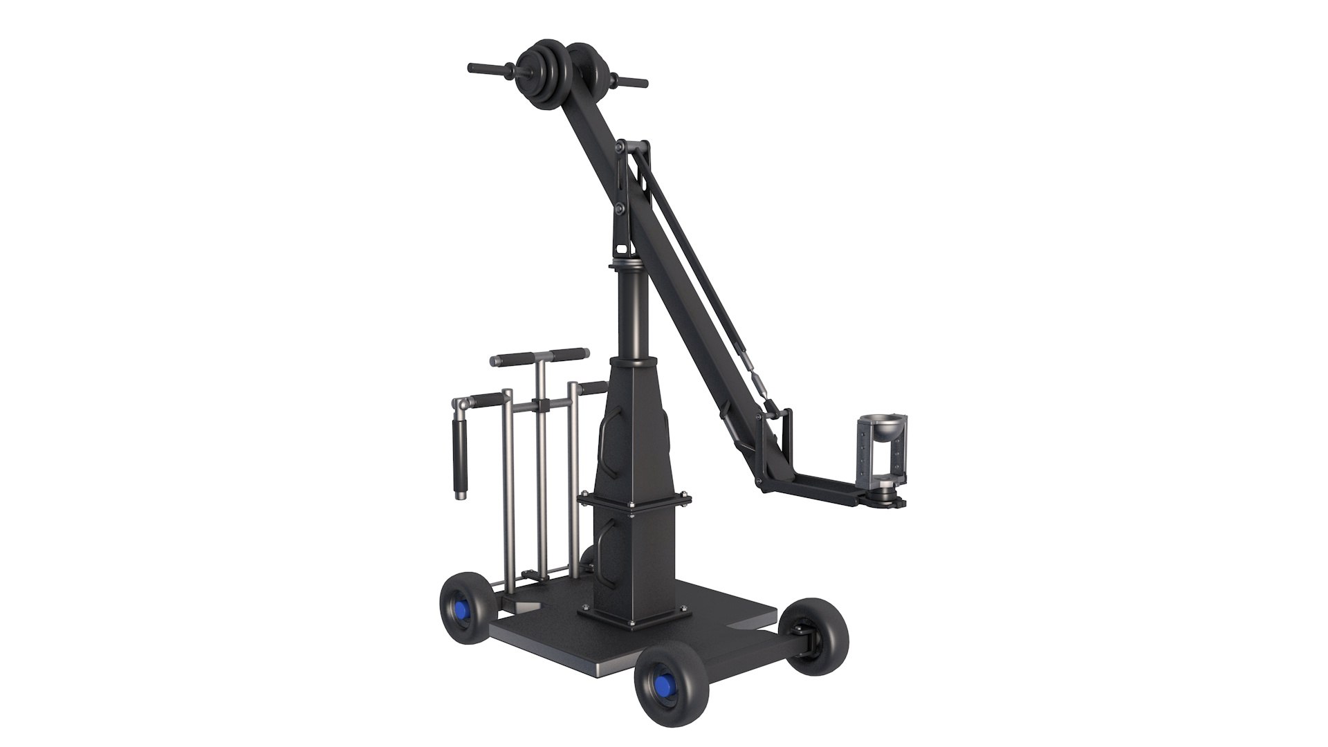 3D Dolly 4x4 With Mini Crane - TurboSquid 2048229