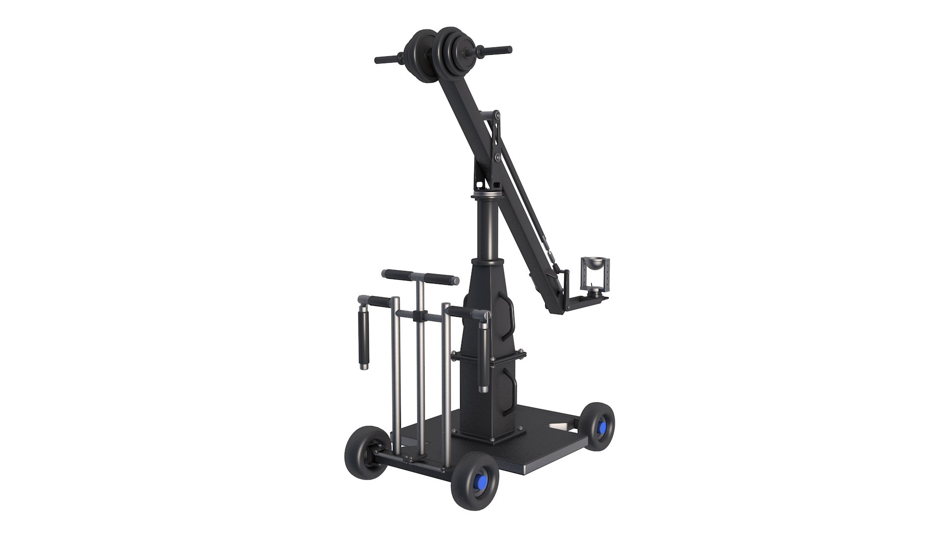 3D Dolly 4x4 With Mini Crane - TurboSquid 2048229