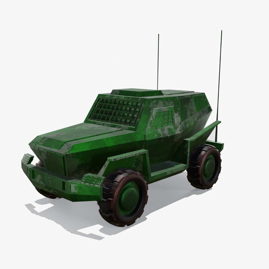 Fiction APC combat vehicle jungle camo 3D - TurboSquid 2031192
