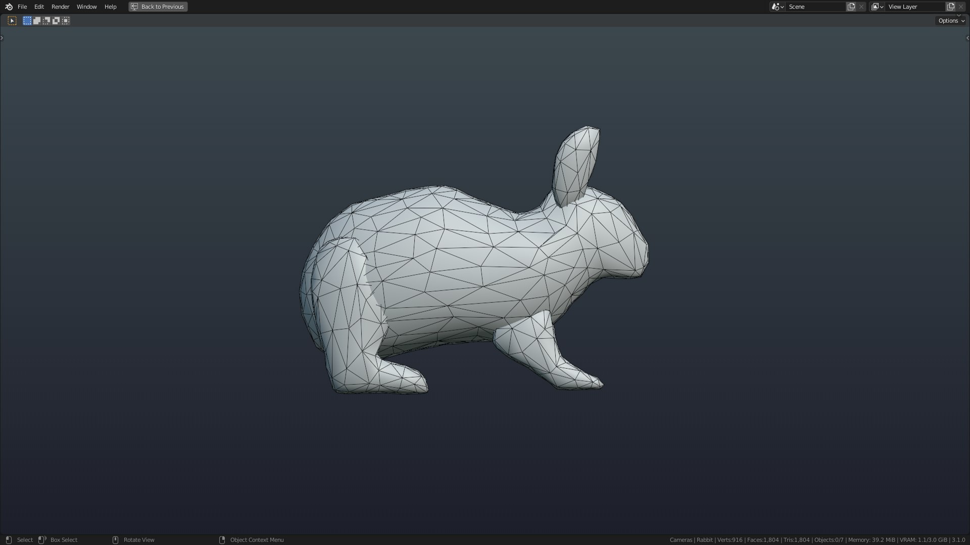 3D Low Poly Rabbit Rigged With Realistic Texture Model - TurboSquid 1876156