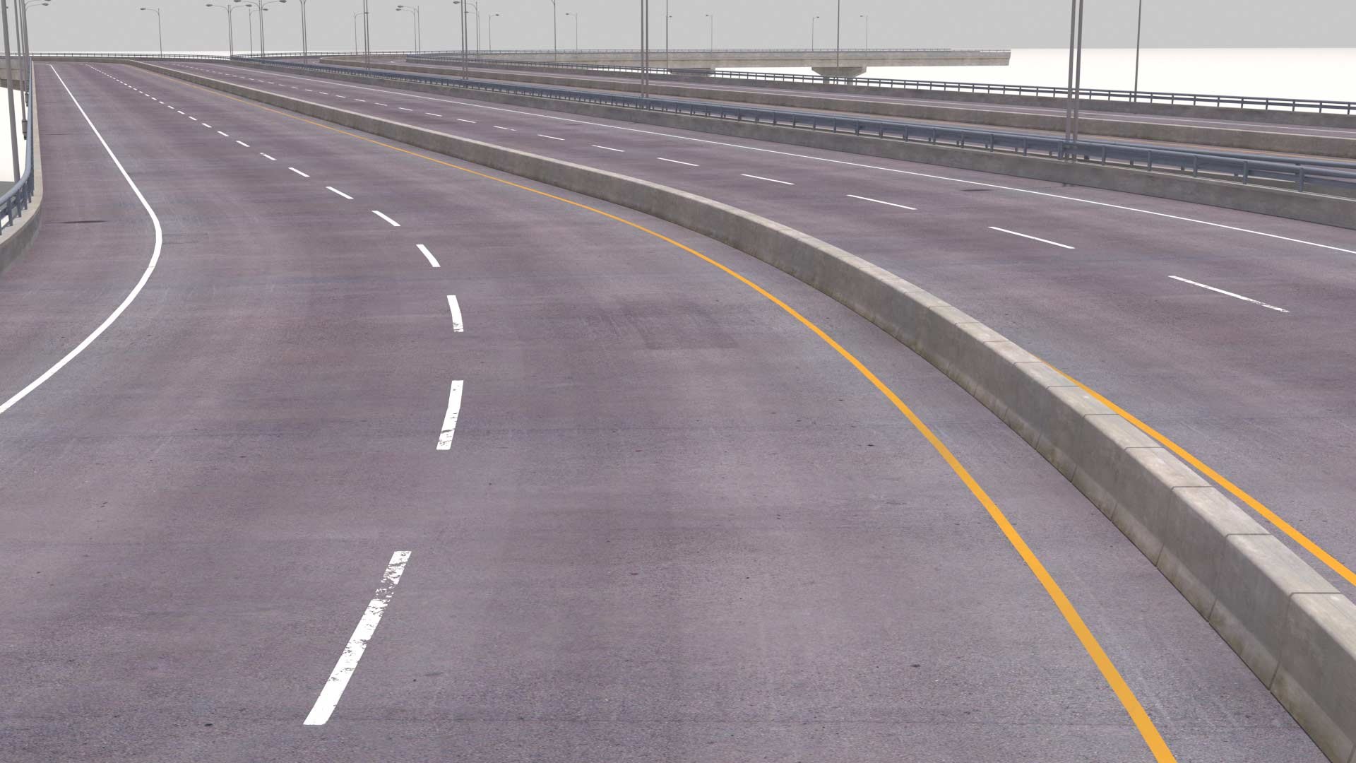3D Highway PBR - 2 Models Kit And Road Construction 5 - TurboSquid 2258404