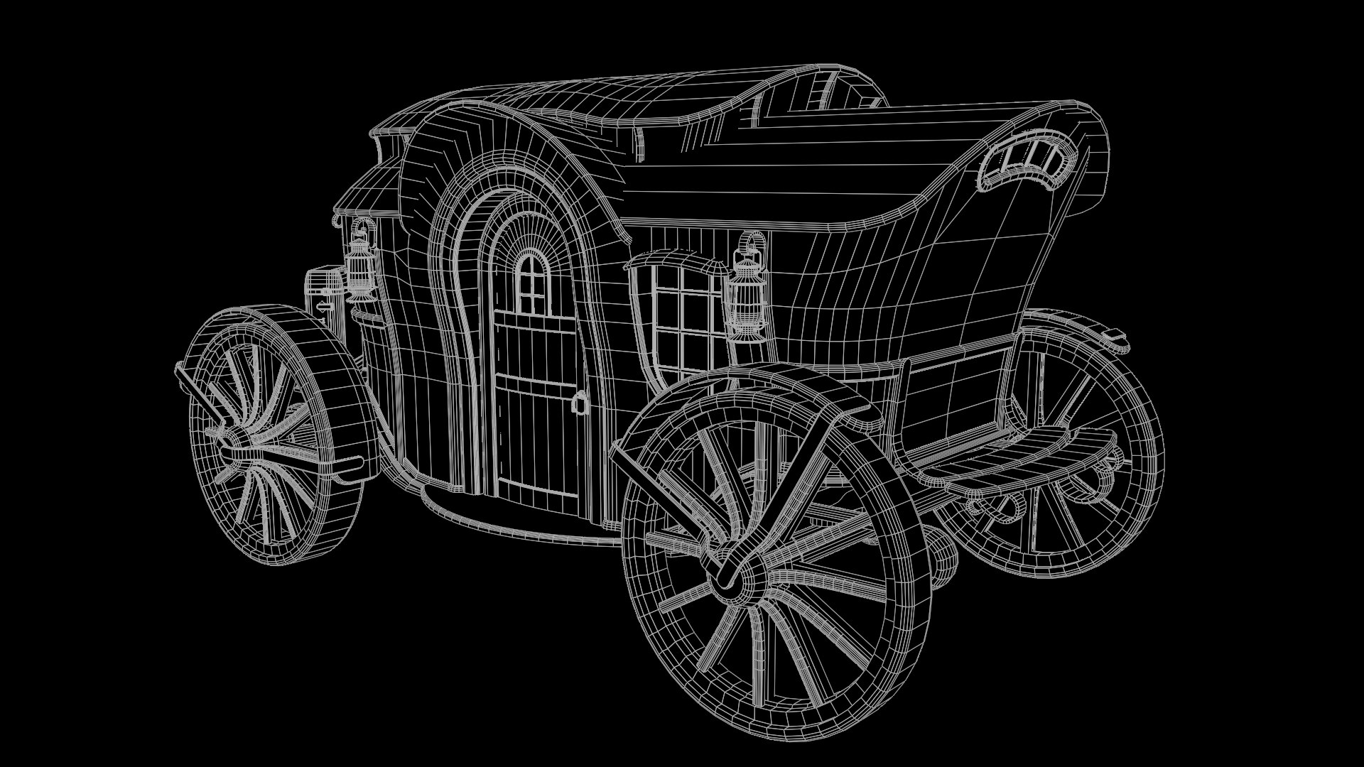 Carriage 3D Model - TurboSquid 2131166