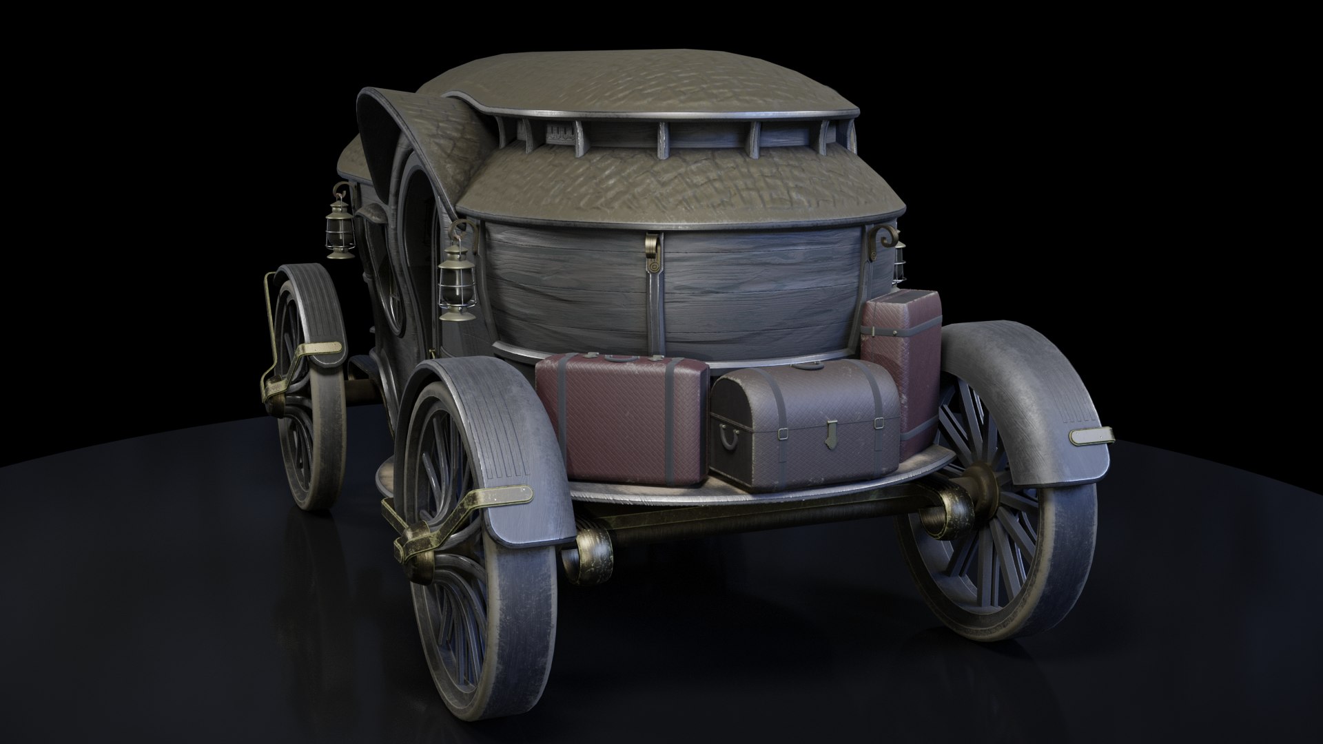 Carriage 3D Model - TurboSquid 2131166