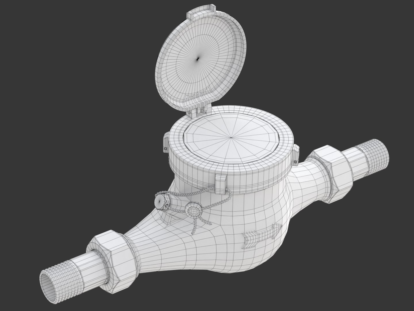 Meter water 3D model - TurboSquid 1536929