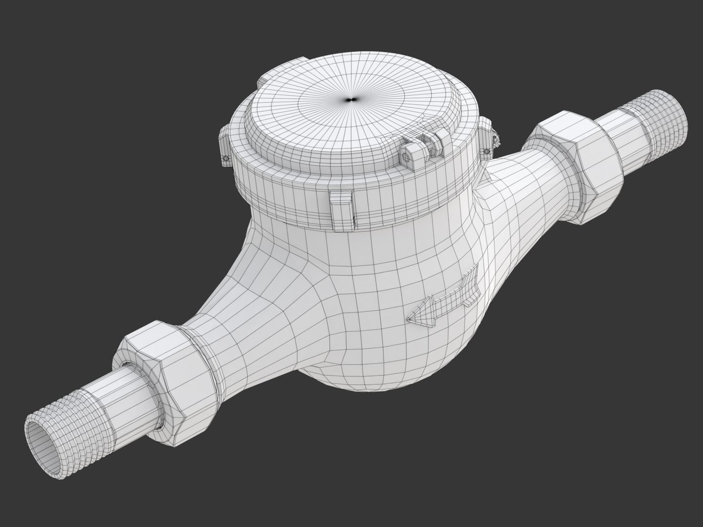 Meter water 3D model - TurboSquid 1536929