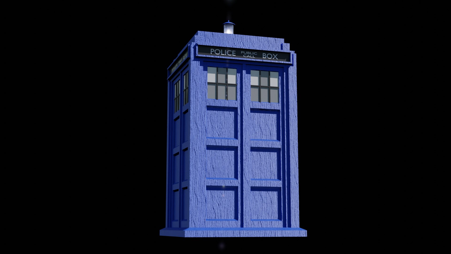 3d Doctor Who Tardis Animation Ready Turbosquid 2082398