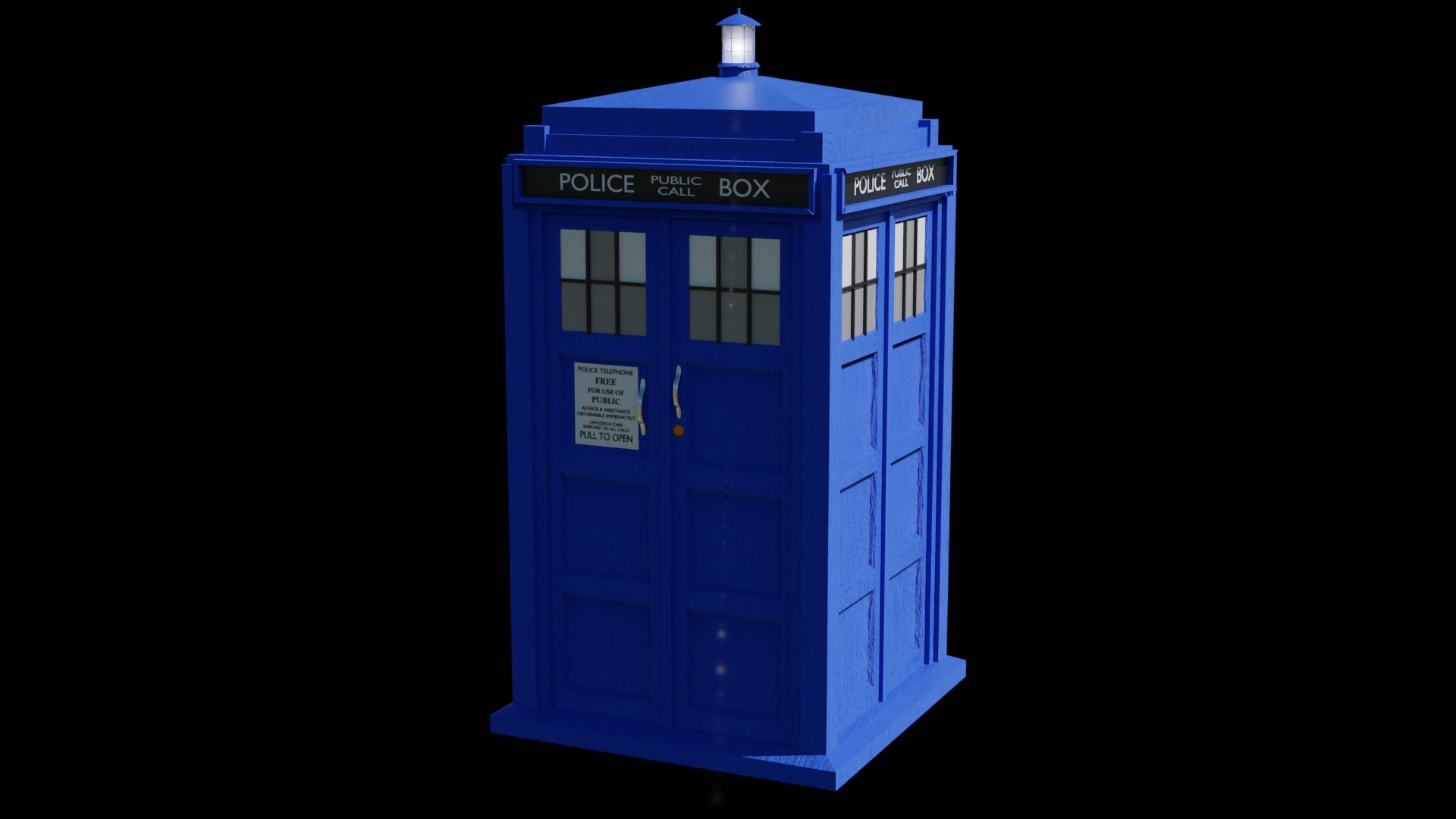3D Doctor Who Tardis - Animation Ready - TurboSquid 2082398