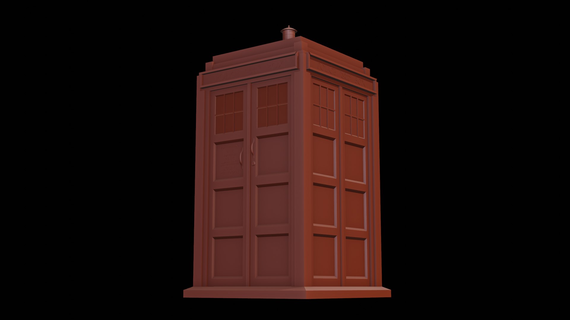 3D Doctor Who Tardis - Animation Ready - TurboSquid 2082398