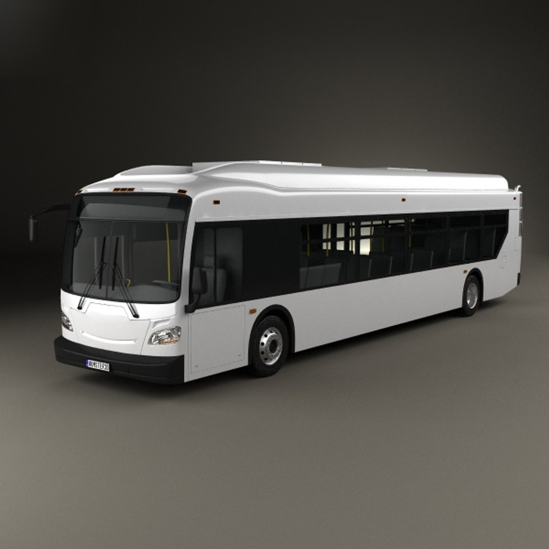 New flyer xcelsior 3D model - TurboSquid 1337990