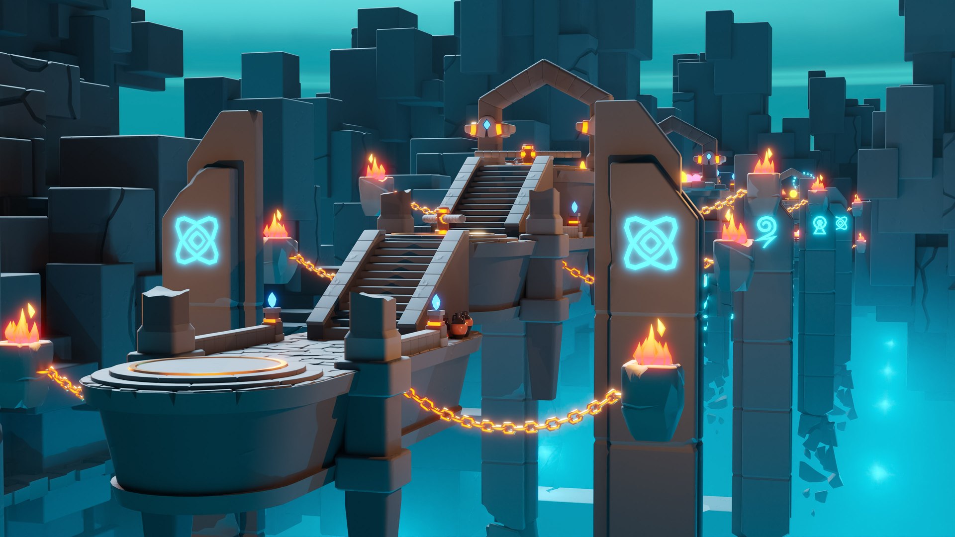 Platformer 8 Underworld 3D - TurboSquid 2300177