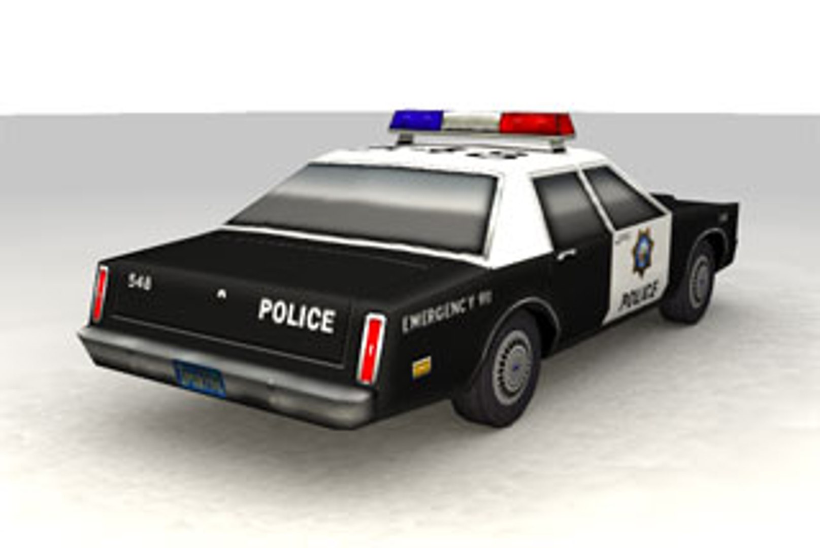 Cop Cruiser 3d Lwo