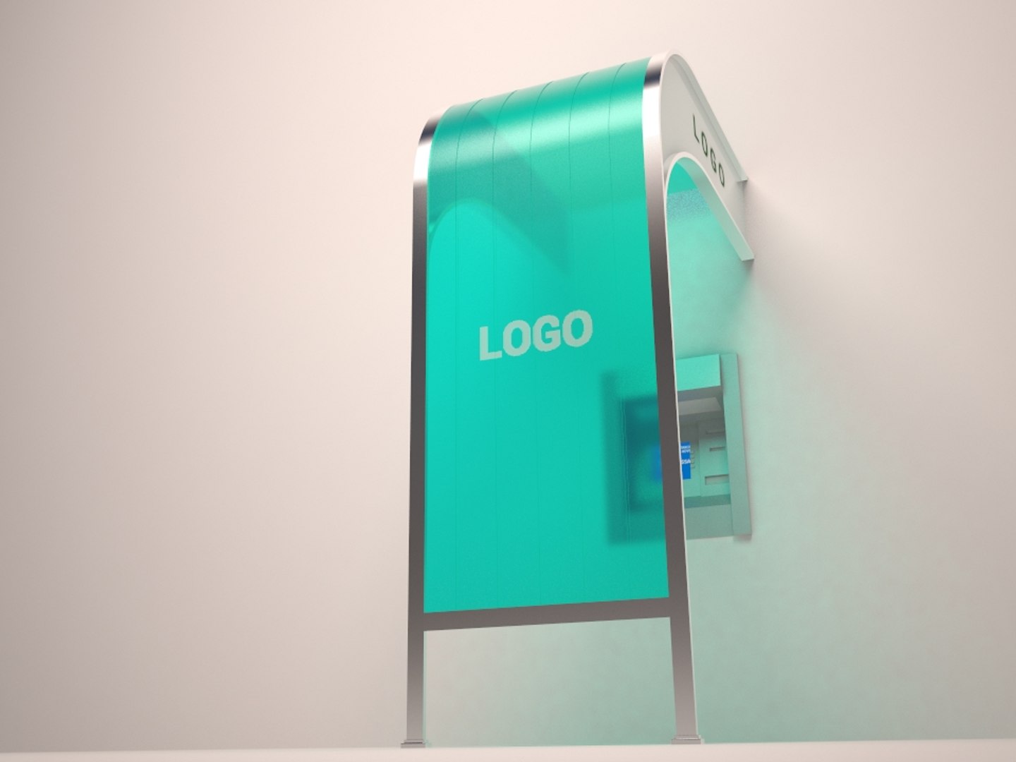 3d Model Atm Sunshade