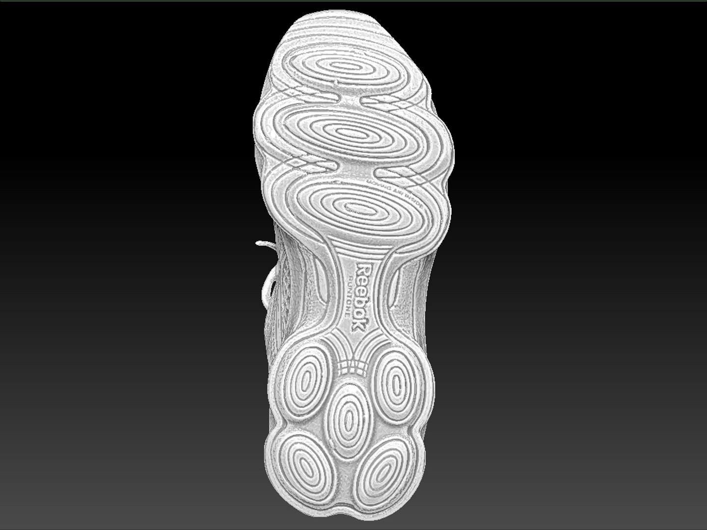 Scan Reebok Sports Shoe 3d Model
