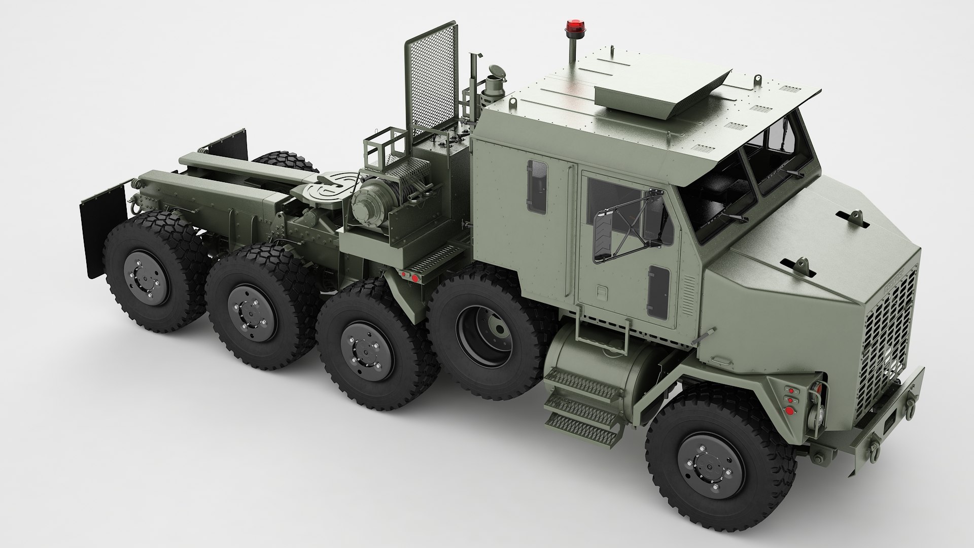 3D model Oshkosh M1070 Military Semi Truck 02 - TurboSquid 2174397