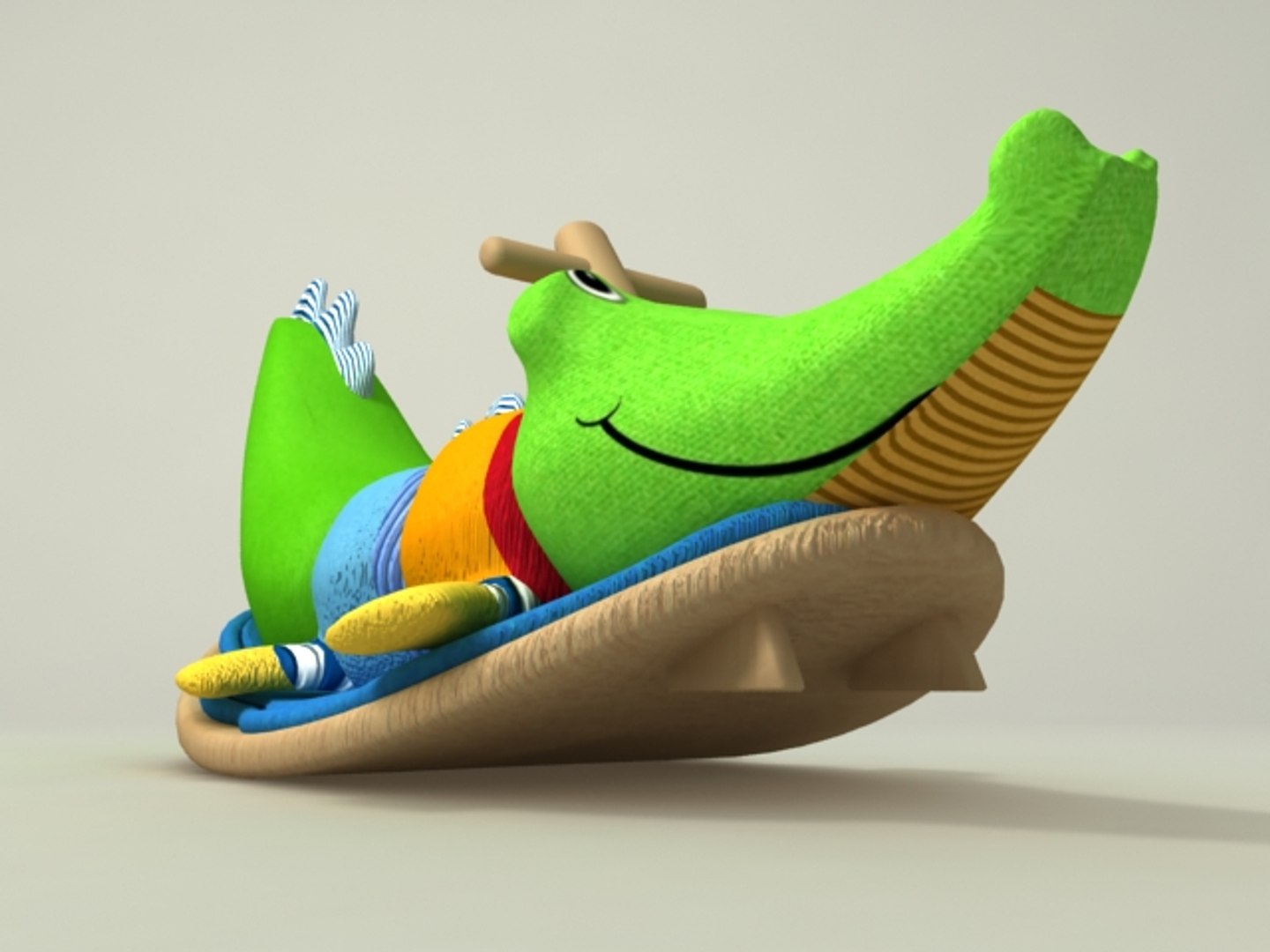 3d cocodrile toy