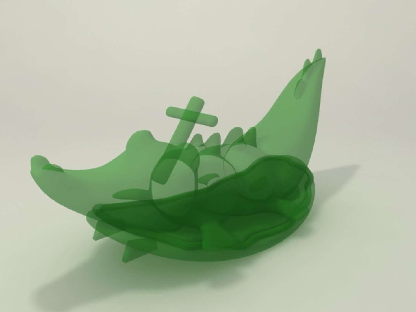 3d cocodrile toy