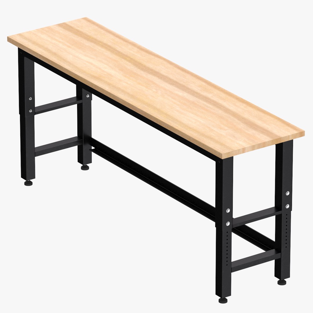 3D Wood Working Bench Type 03 Clean and Dirty - TurboSquid 2090317