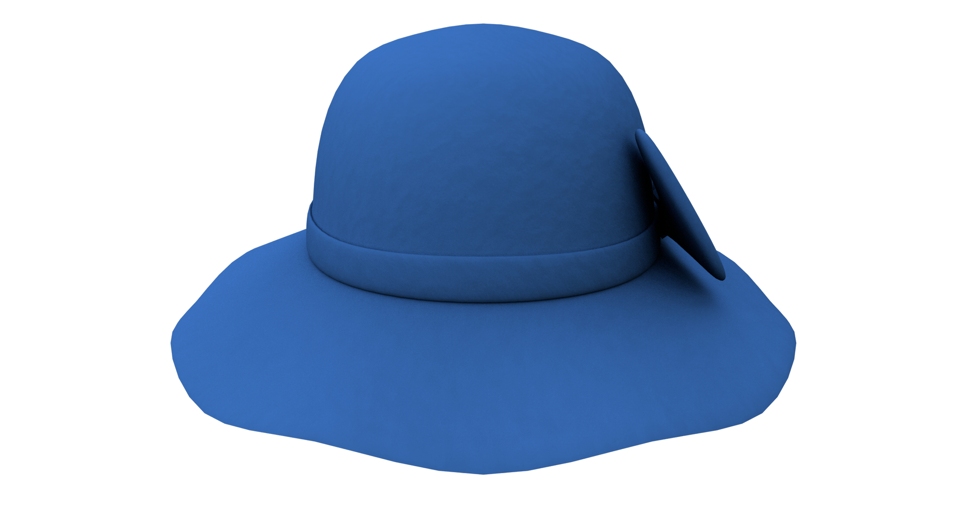 3d Blue Hat Model