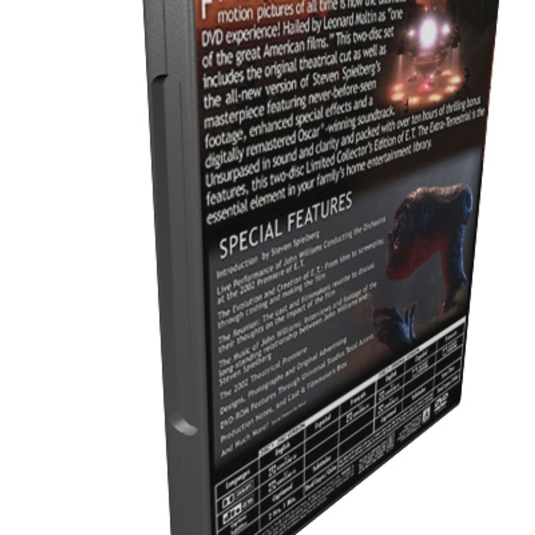 Dvd Product Promo 3d Model