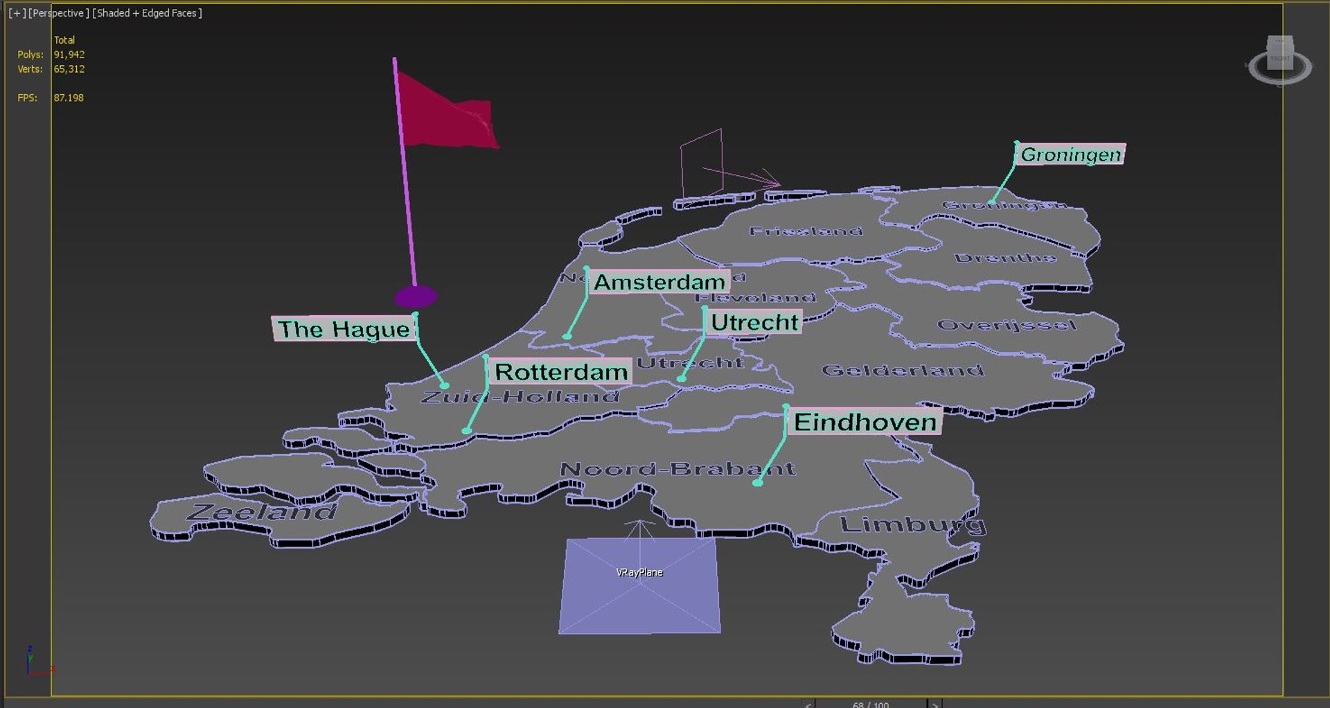 3D model animation elections - TurboSquid 1239117