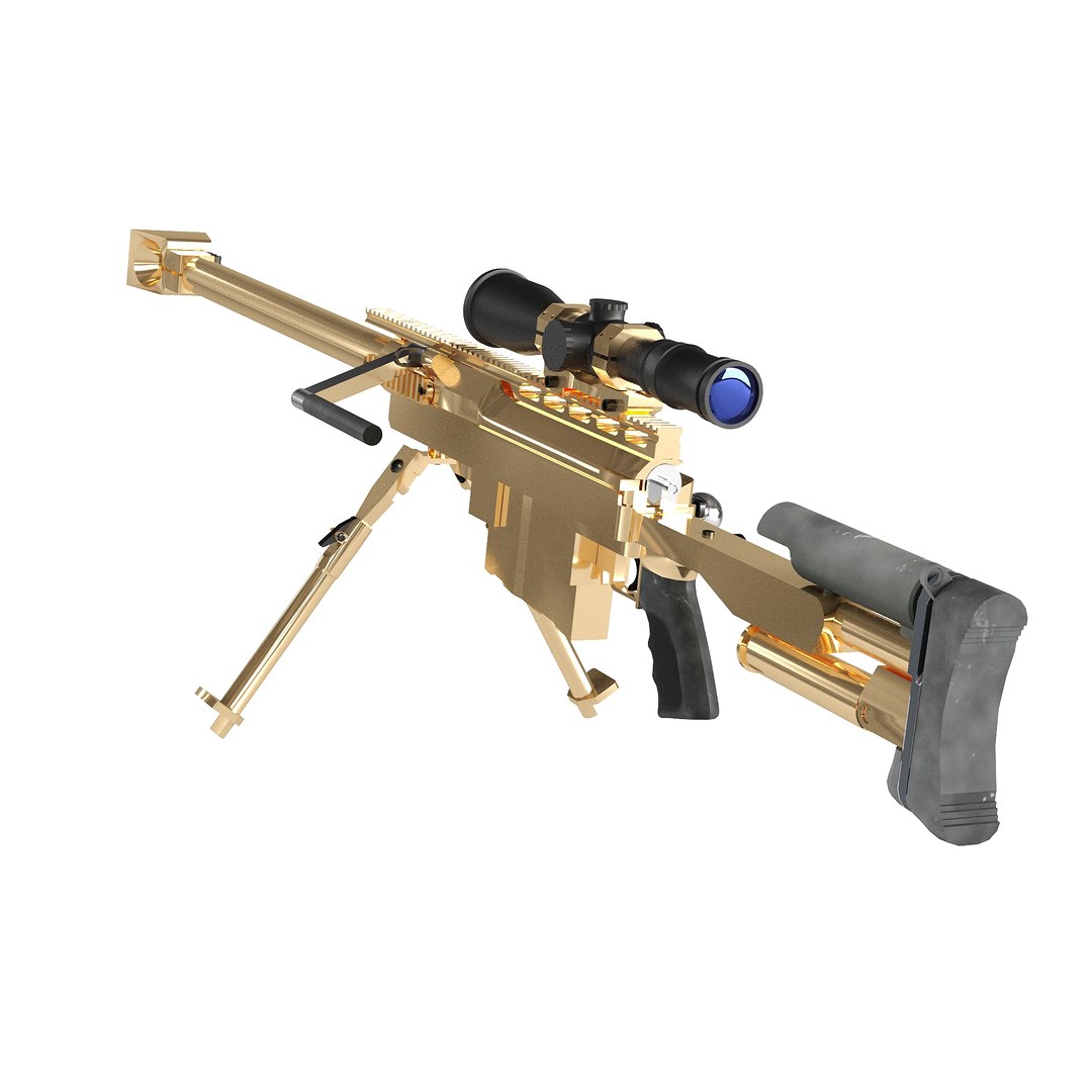 Sniper Rifle PGM Hecate 3D Model - TurboSquid 2218830