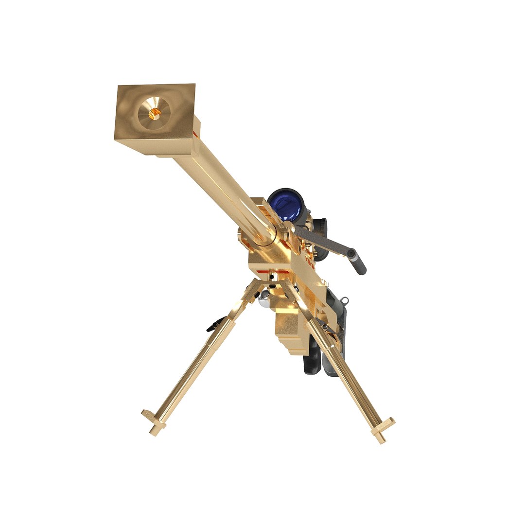 Sniper Rifle PGM Hecate 3D Model - TurboSquid 2218830