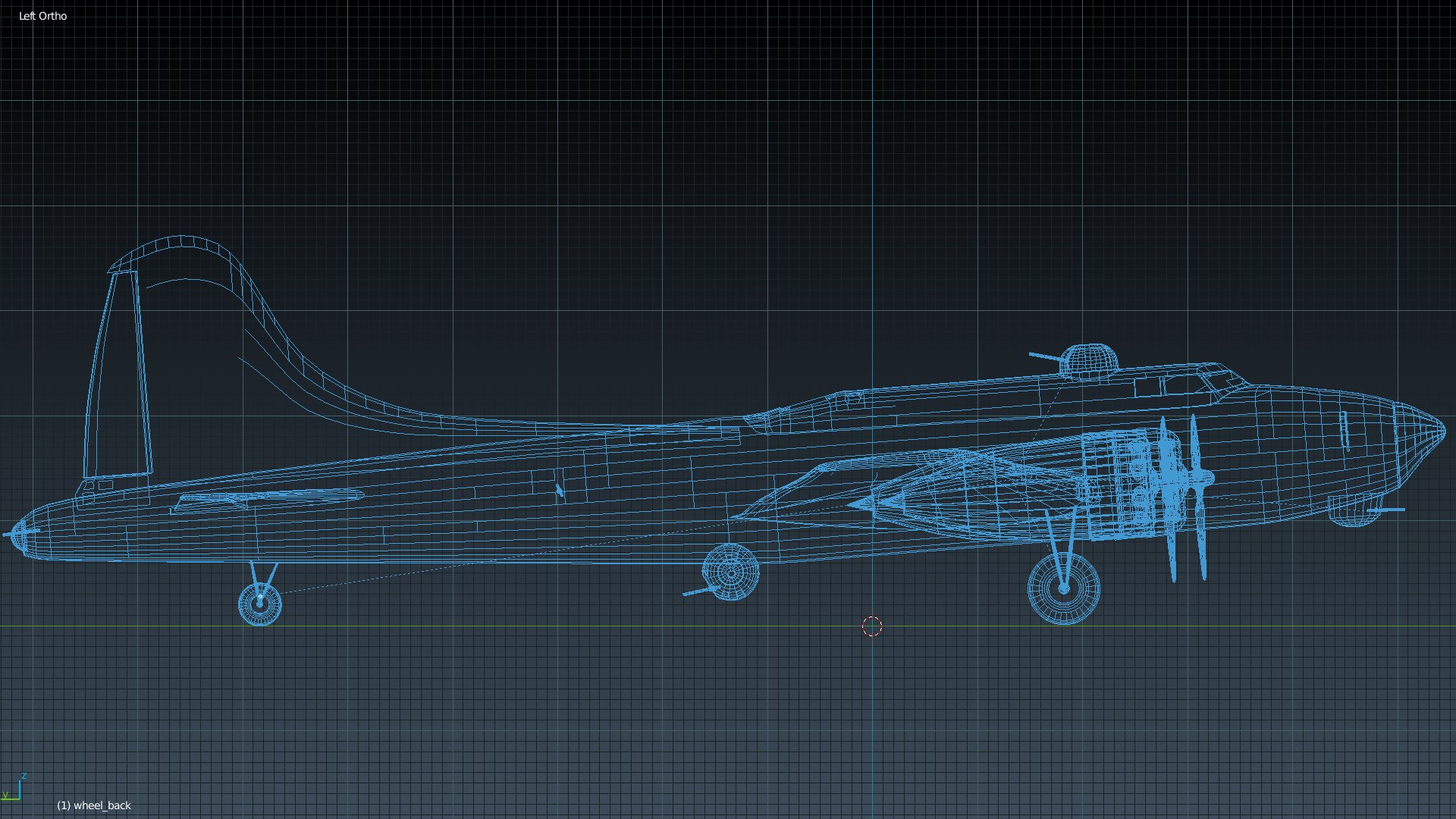 Bomber hand-painted 3D model - TurboSquid 1558573