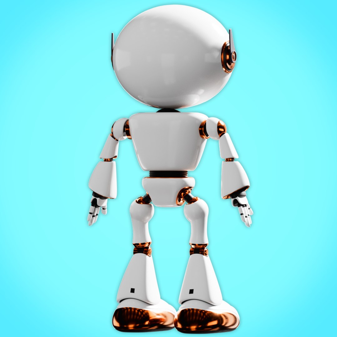 Rigged Robot 3D Model - TurboSquid 1910835