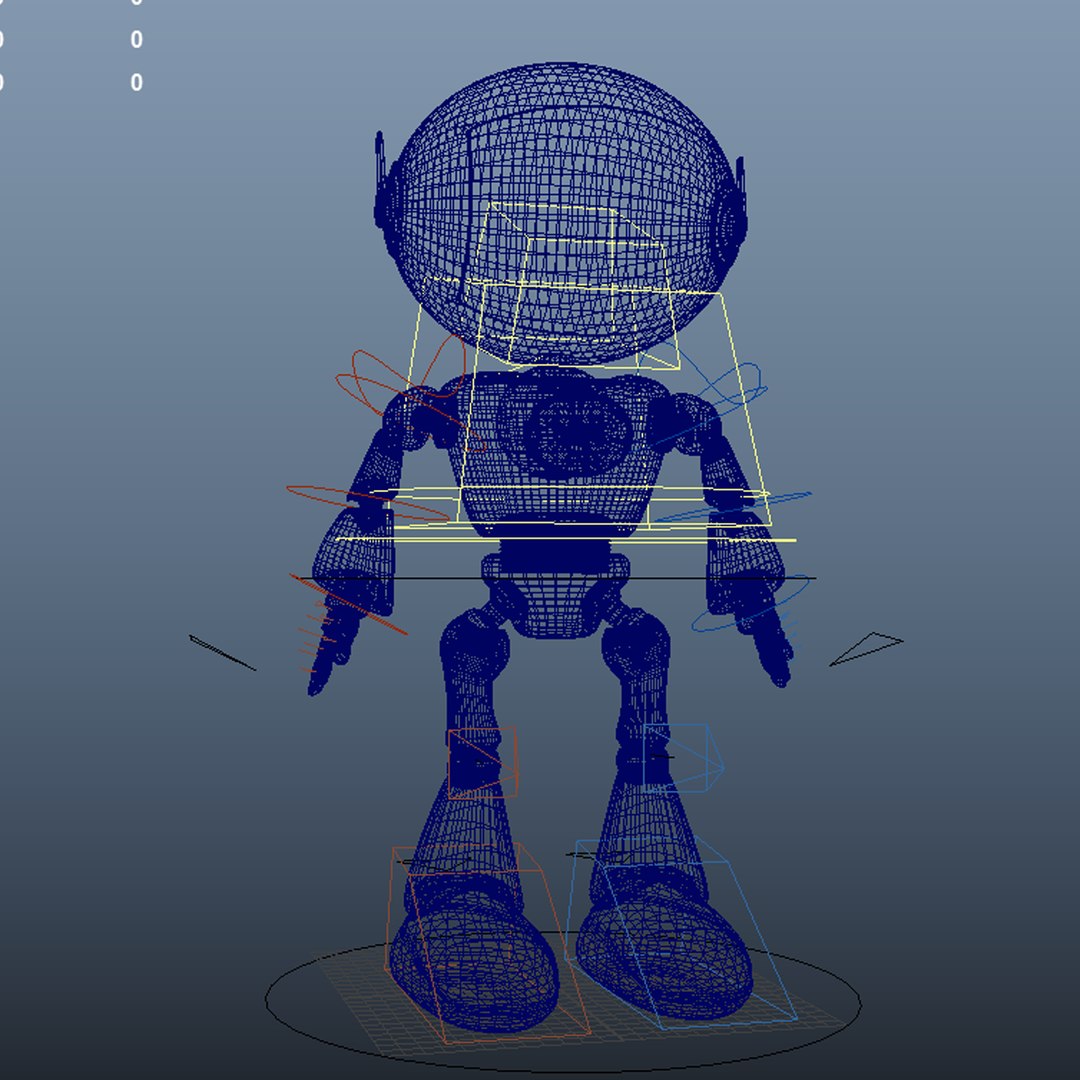 Rigged Robot 3D Model - TurboSquid 1910835
