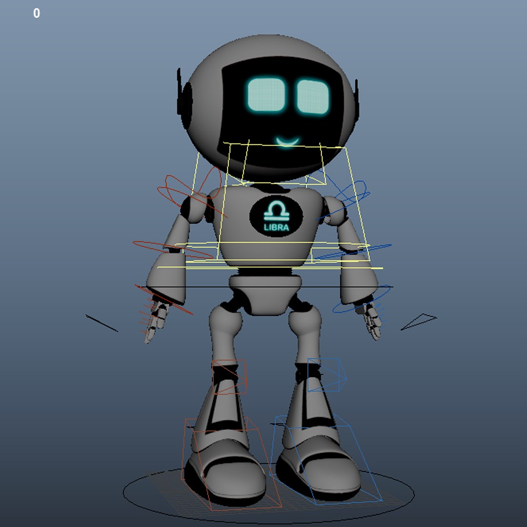 Rigged Robot 3D Model - TurboSquid 1910835