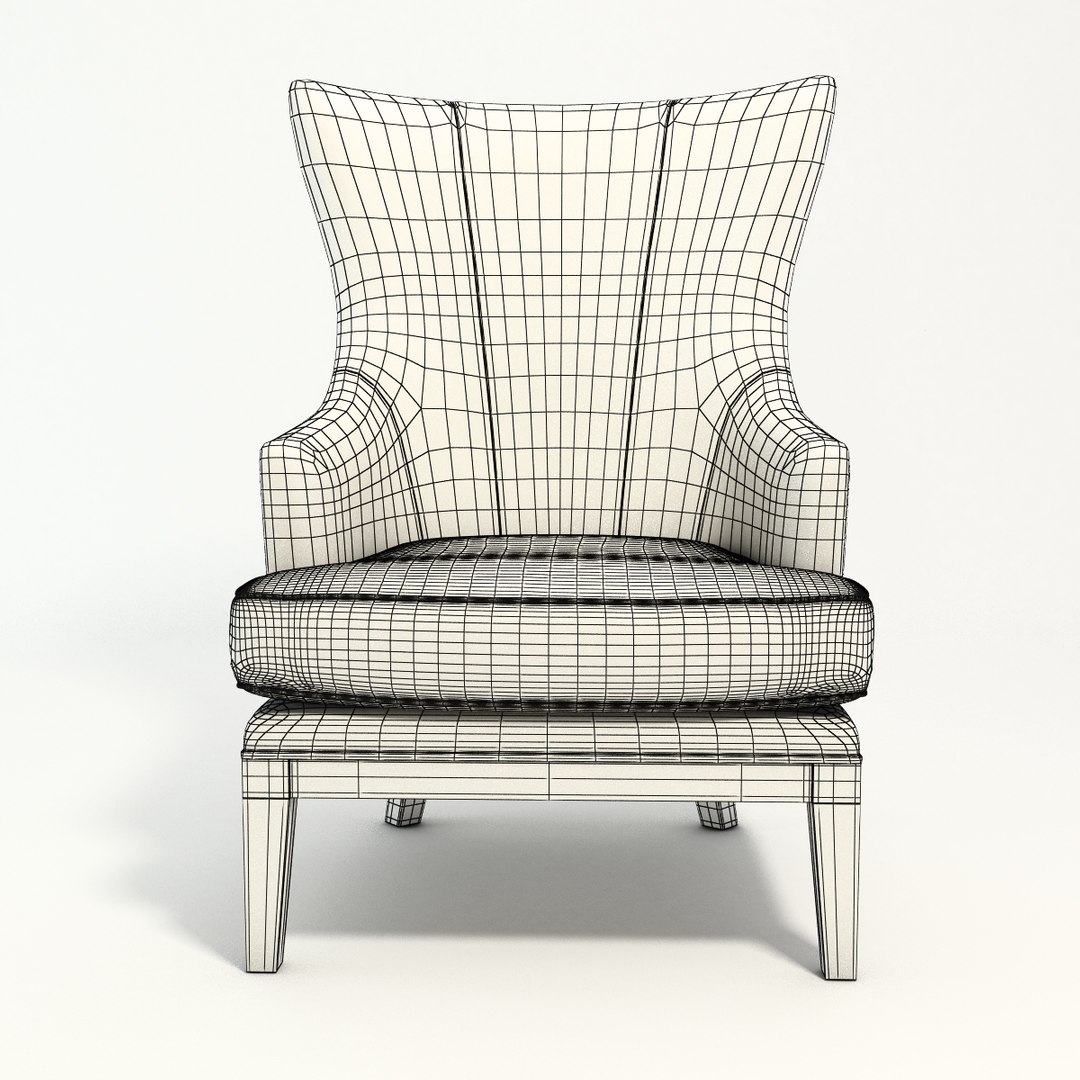 3d Obj Armchair Chair