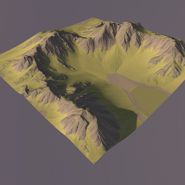 3ds max mountain games maps